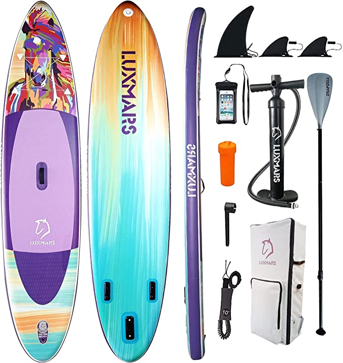 Colorful Horse 11'5'' Lightweight Paddleboard ISUP Set SUP Board – Fayean